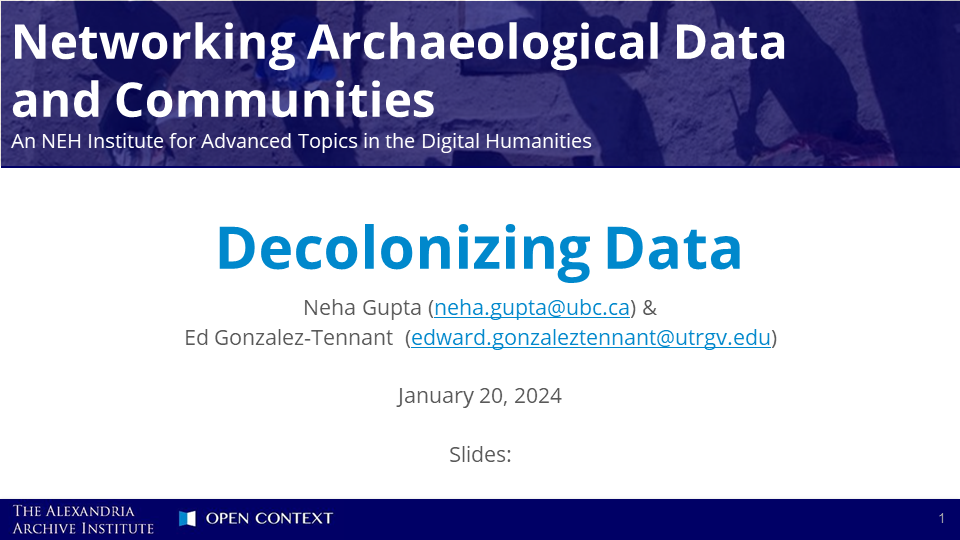 Decolonizing Data | DARE