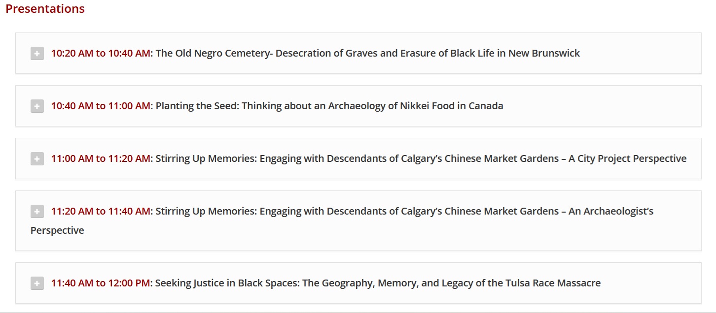 Three sessions for Black and Racialized archaeologists at Canadian ...